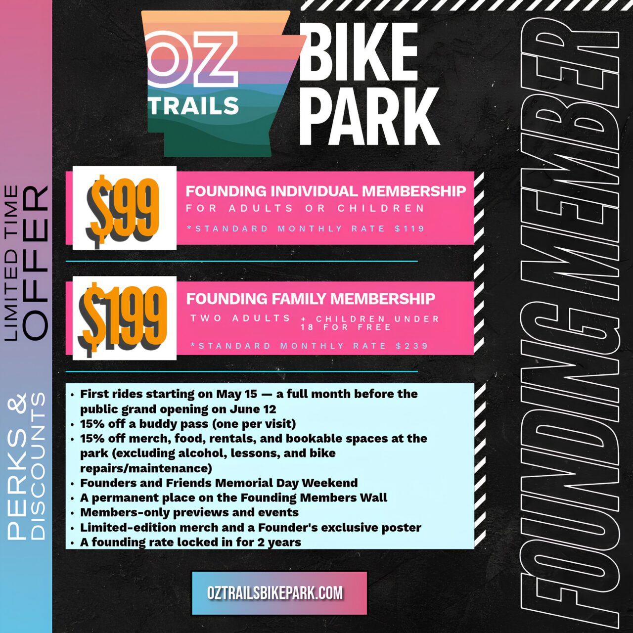 BIKE PARK OPENING DATE ANNOUNCED - OZ Trails Northwest Arkansas